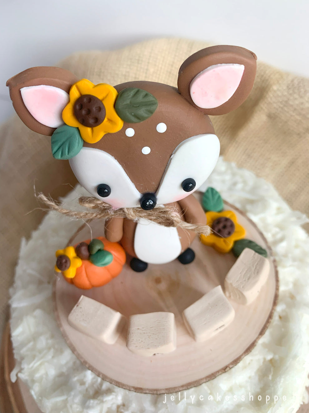 Autumn Woodland Deer Cake Topper for Birthdays and Baby Showers ...