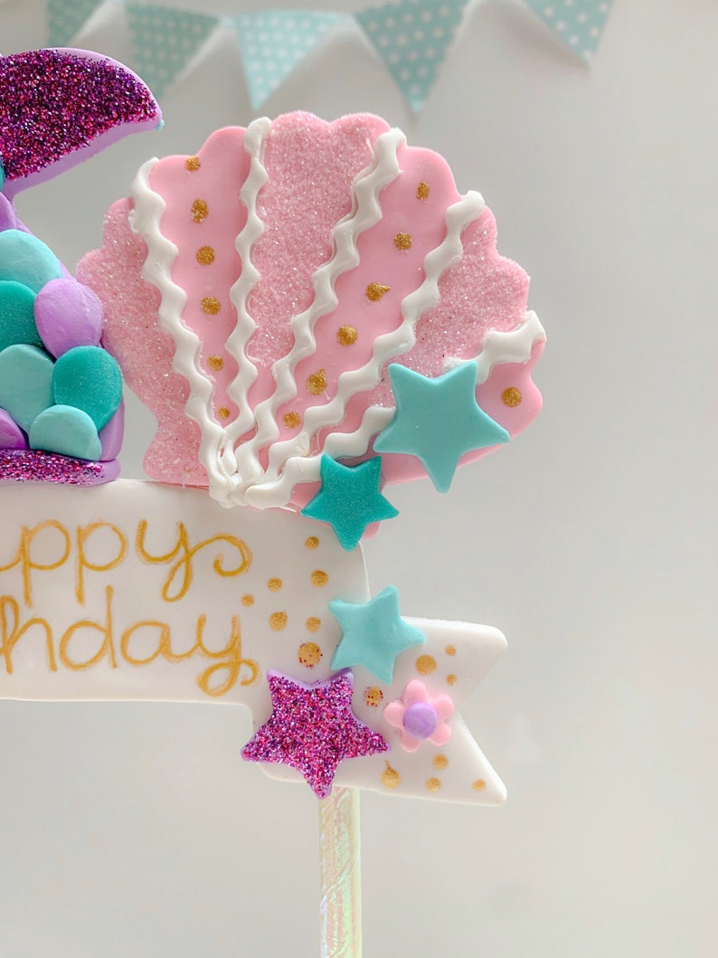 Mermaid Tail Cake Topper – jellycakesshoppe